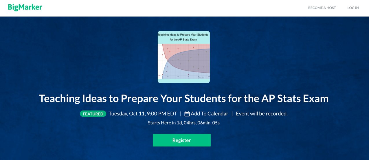 A Little Stats: Teaching Ideas to Prepare Your Students for the AP ...