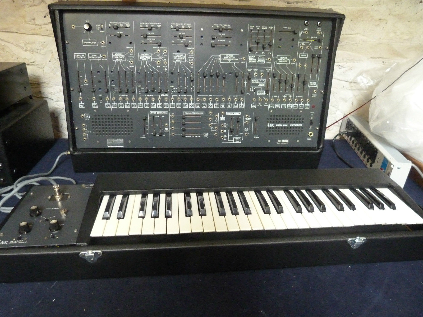 MATRIXSYNTH: ARP 2600 Vintage Synth SN 1682 with Keyboard SN 361142