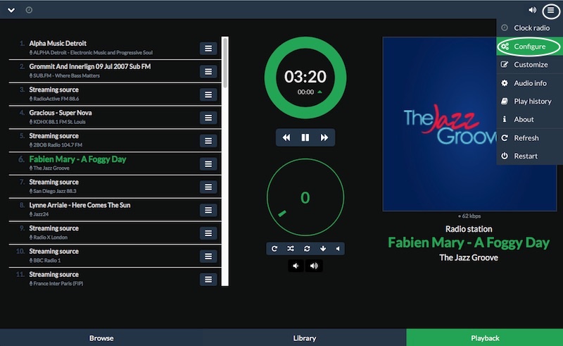 "Raspberry Pi 3" に "MoOde audio player Relese 2.7" をインストール