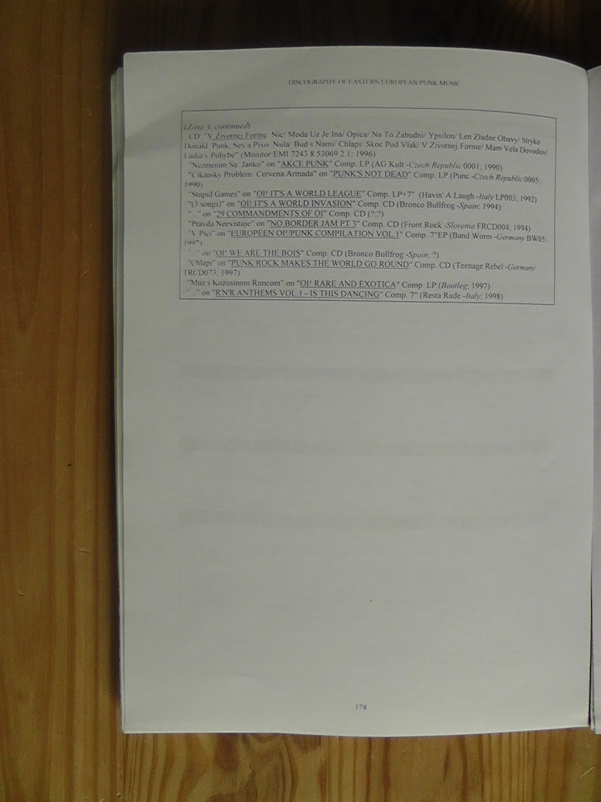 Muzika - Komunika: Discography Of Eastern European Punk Music 1977 ...