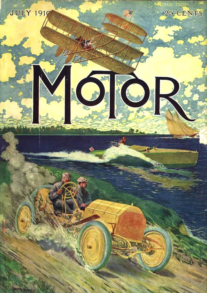 Just A Car Guy: Motor Magazine, their covers were often fine art
