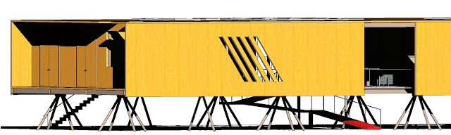 Alexandre Piacsek experimental architecture: PreFab House in Revit