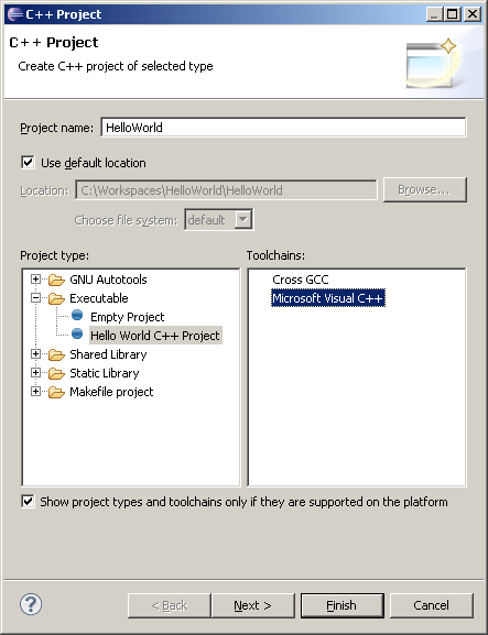 Dan Dar3 Eclipse Cdt And Microsoft Visual C Compiler