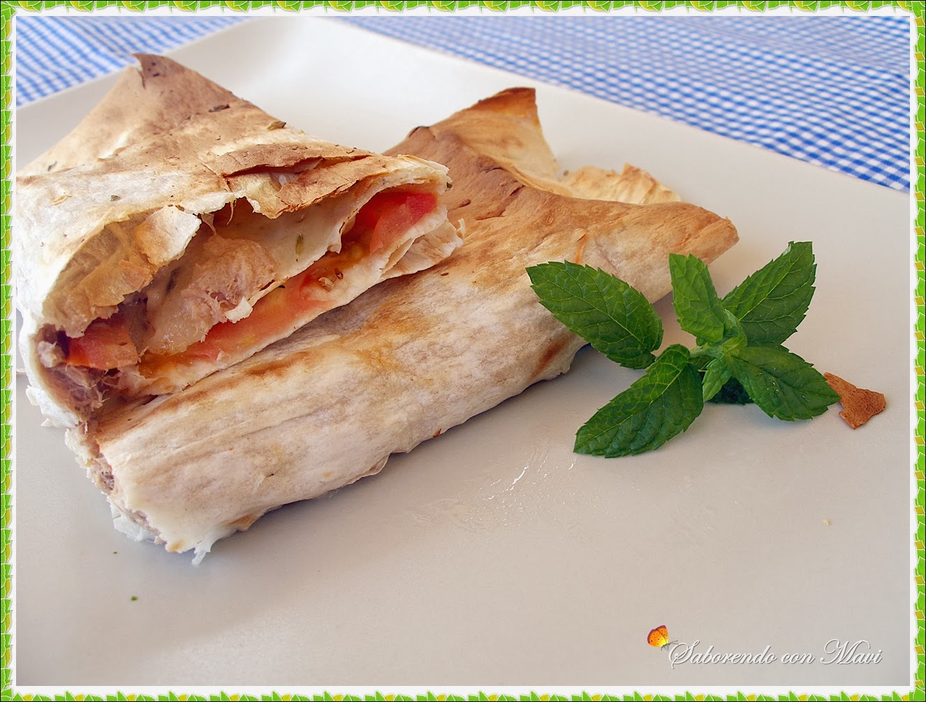 Saboreando con Mavi: Rollitos de pan lavash