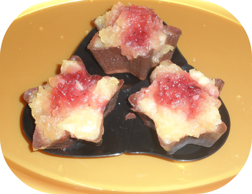 La Creatività di Anna!!!: Coppe di cioccolato con crema di mela per ...