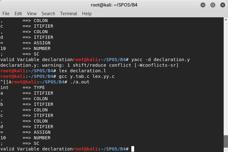 Implement Syntax Analyzer To Validate Type And Syntax Of Variable