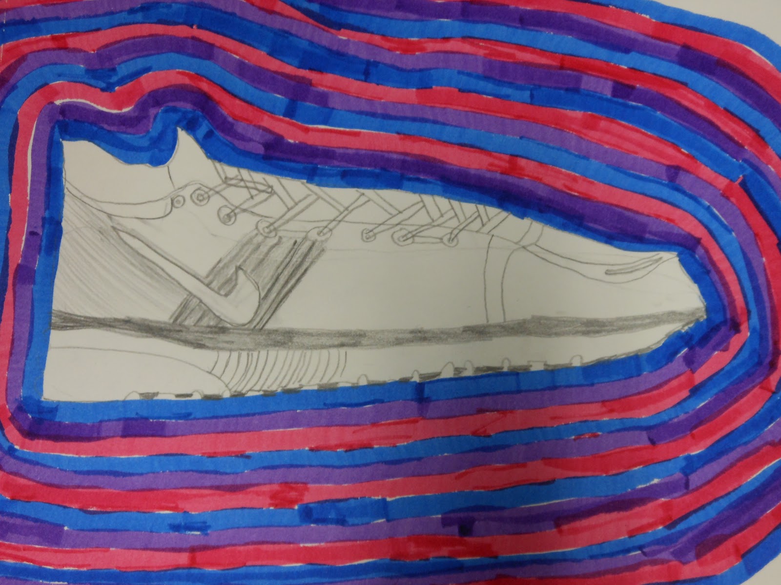Art to Go: Shoe with Emphasis completed