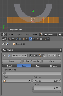 Blender 2.76 : Simple Deform Modifier