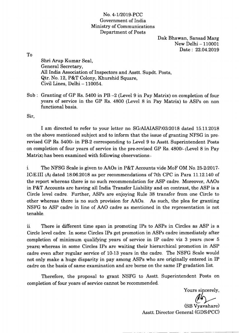 All India Postal Employees Union Group C Odisha Circle GRANTING OF all-india-postal-employees-union-group-c-odisha-circle-granting-of