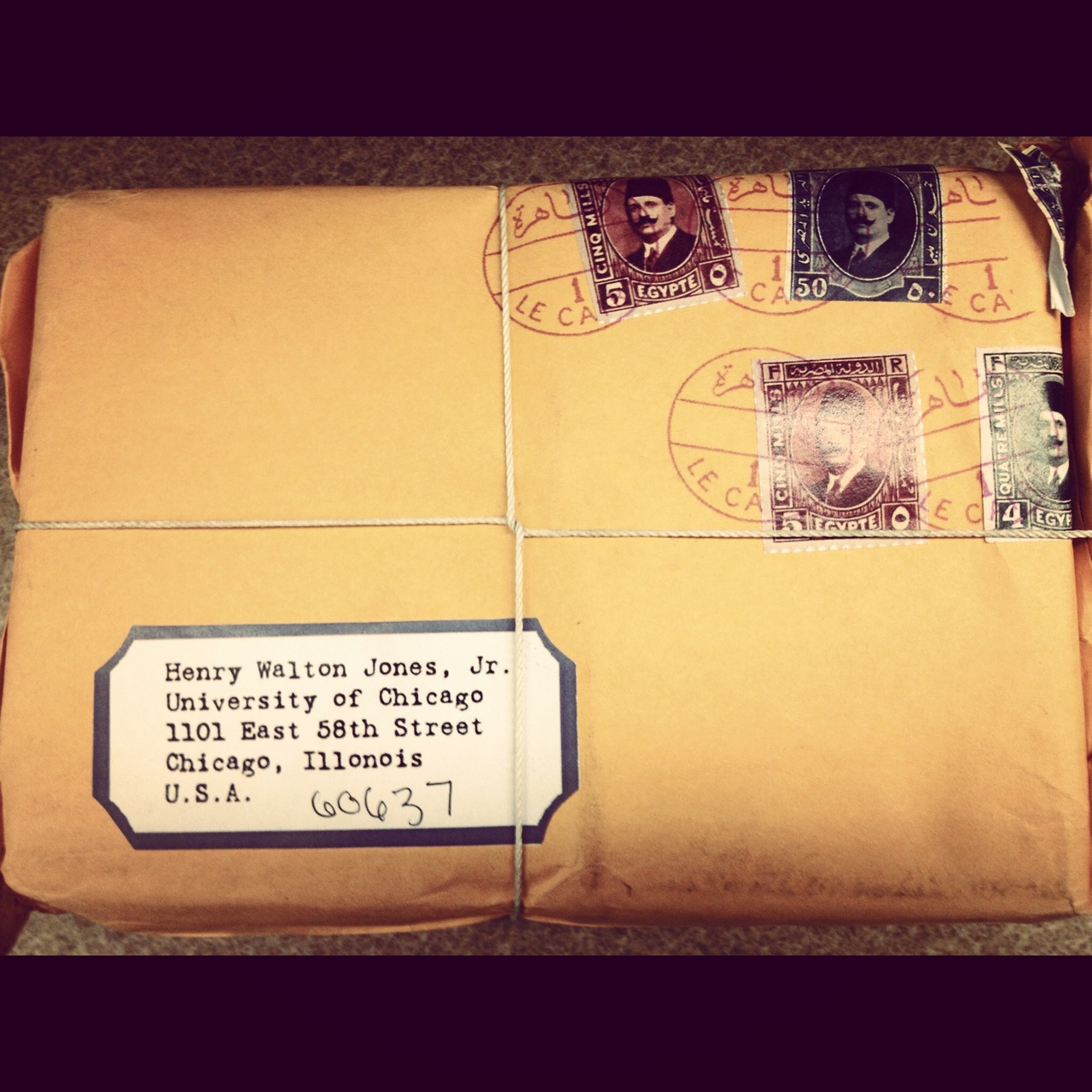 Álbum de Estampillas: Correo para Indiana Jones