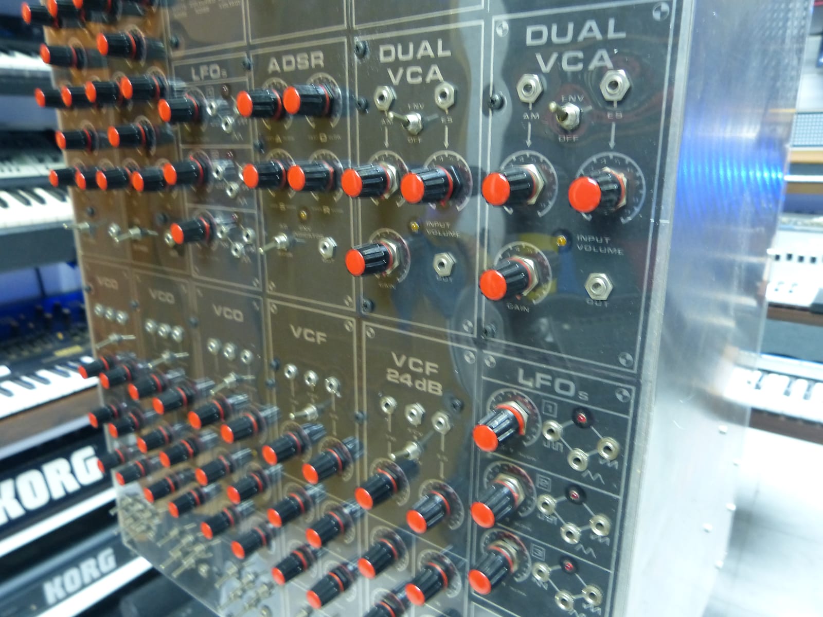 MATRIXSYNTH: Elektor Formant Modular Synthesizer in Custom Clear ...