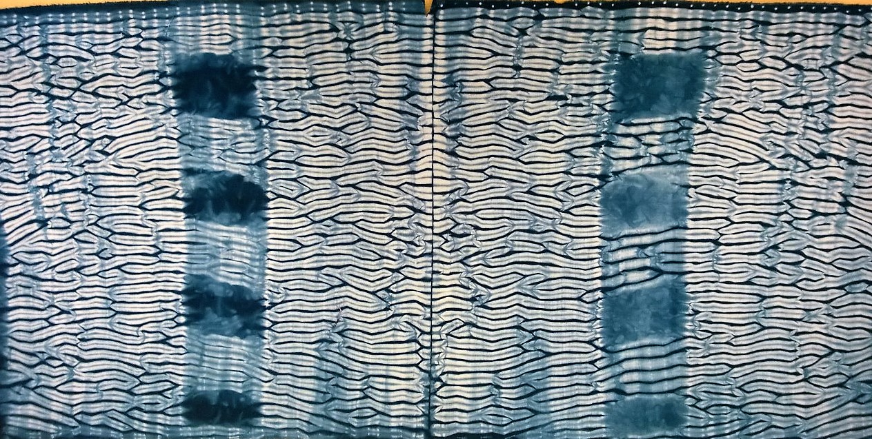 The Printed Fabric Bee: Exploring Hand Stitched Shibori: Ori Nui