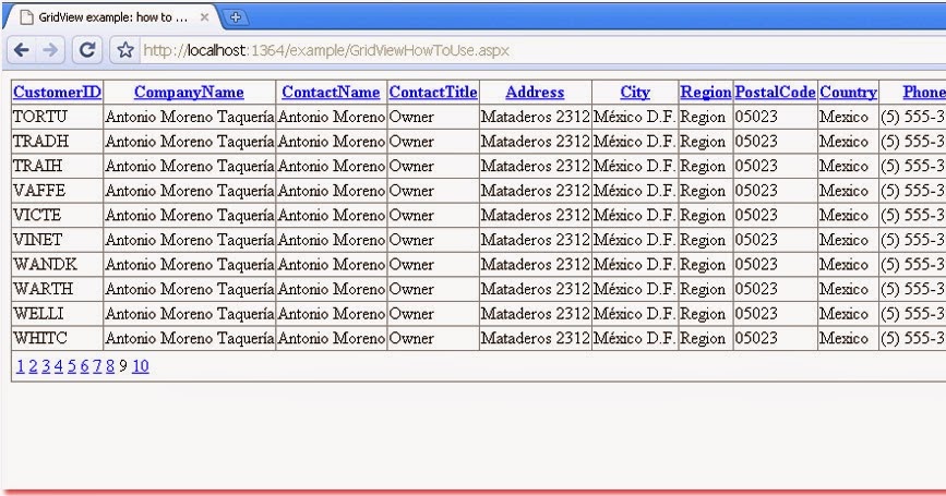 How To Use Gridview In