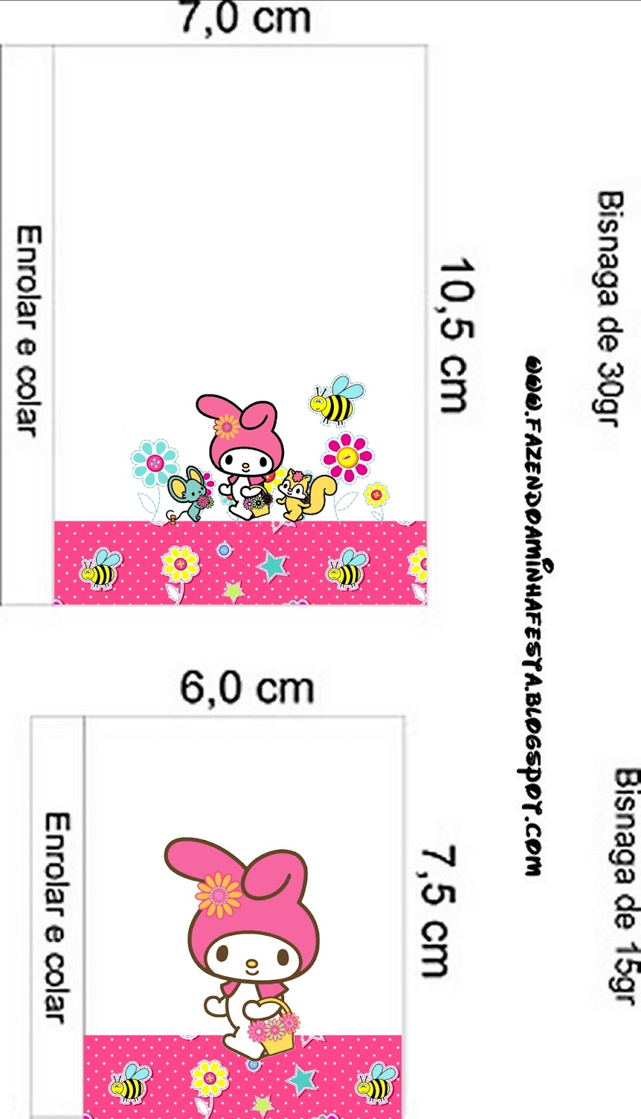 My Melody Birthday Party: Free Printable Candy Buffet Labels. - Oh My ...