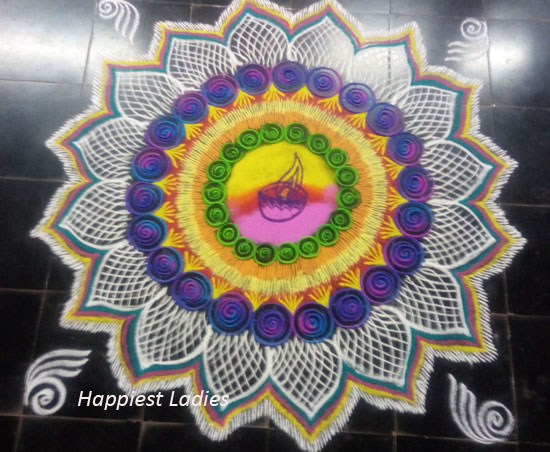 Rangoli Design Ideas for Festivals - Happiest Ladies