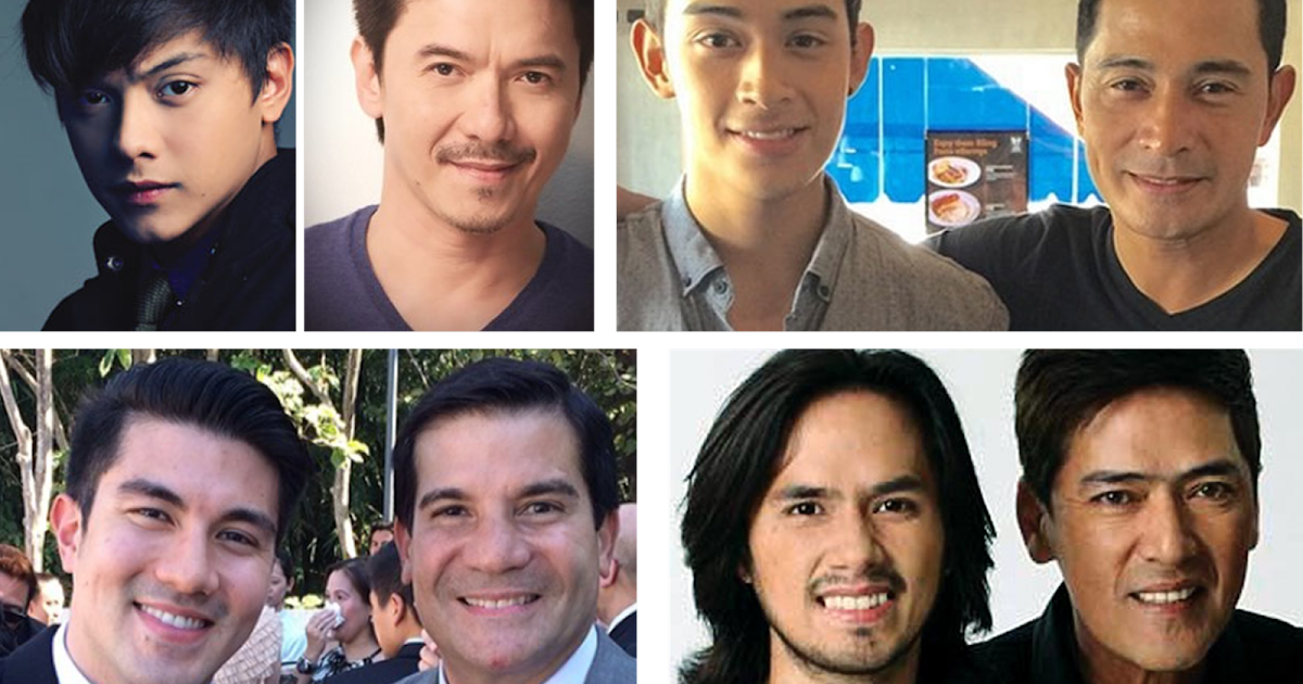 ‘LIKE FATHER, LIKE SON’ Filipino Celebrity And Their Equally Charming ...
