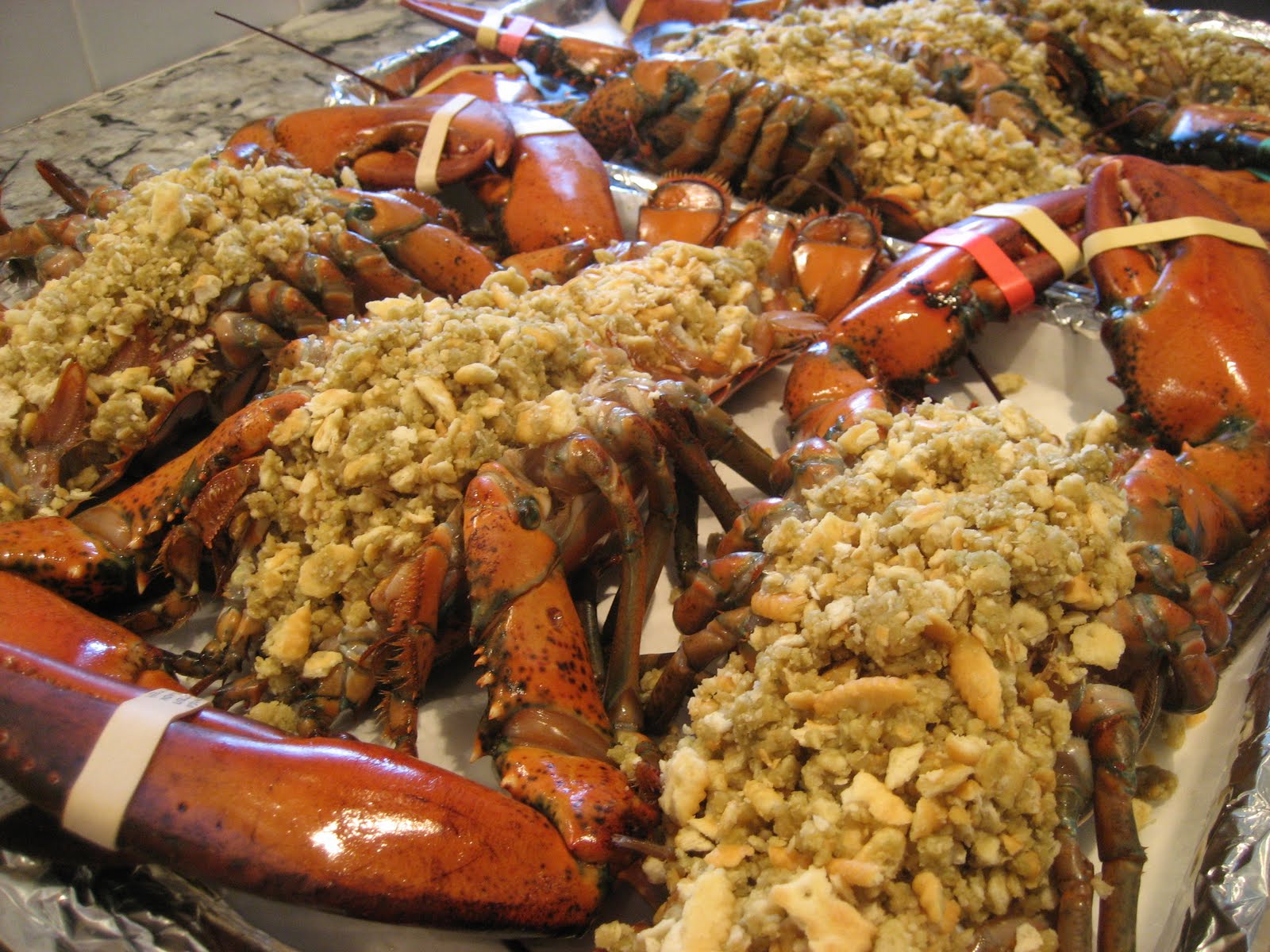 Everything Tasty from My Kitchen: New England Style Baked Stuffed Lobster