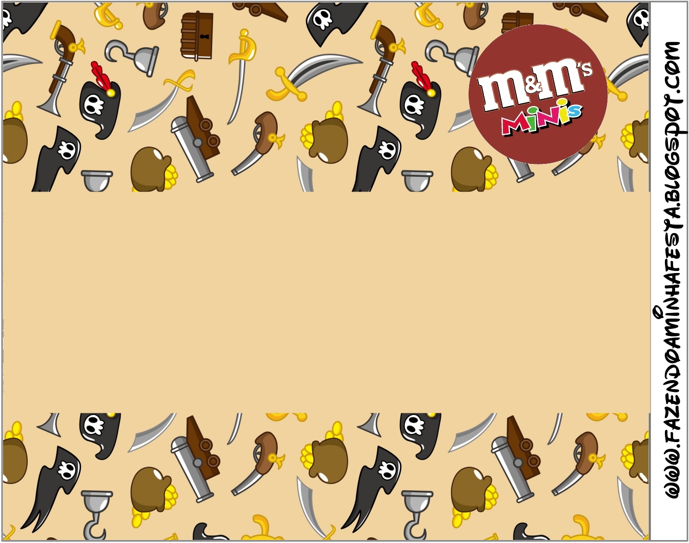 Pirate Party: Free Printable Candy Bar Labels. - Oh My Fiesta! in english