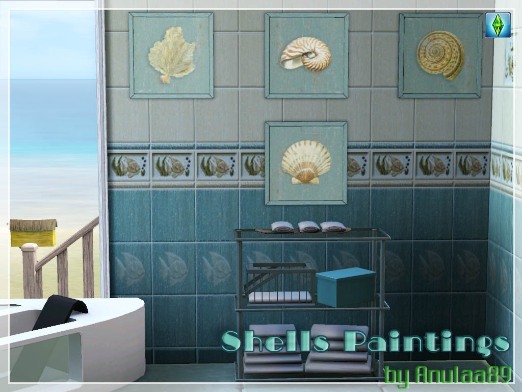 Shells Paintings ~ Anulaa89 Creations - Stuff for The Sims 3 & The Sims 4