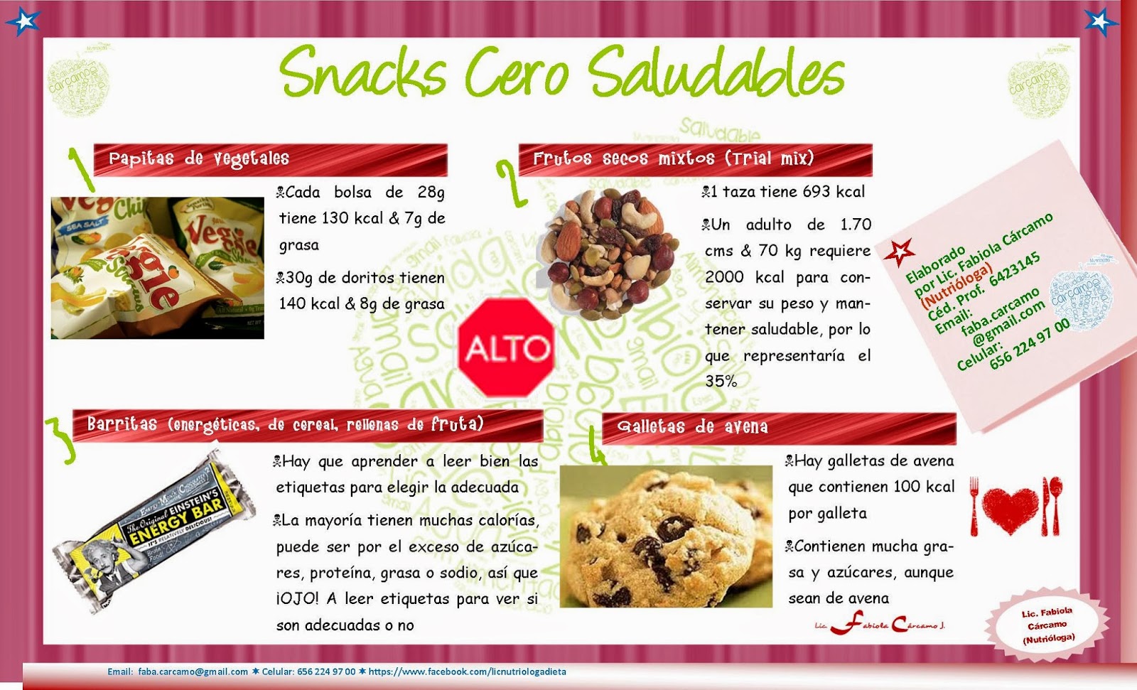 Nutrinotas: Snacks Cero Saludables