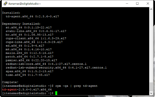 Instalasi fluentd/td-agent