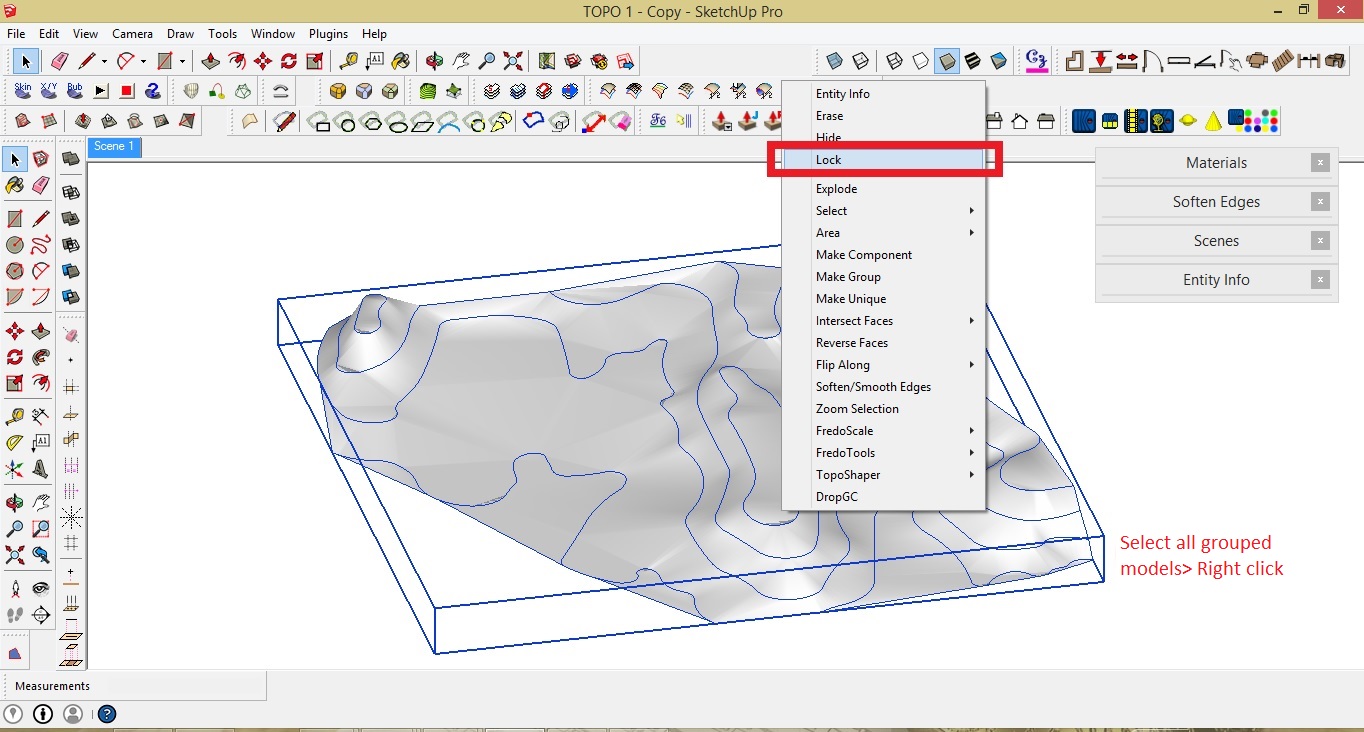 How To Make A Topographic Map Using Sketchup
