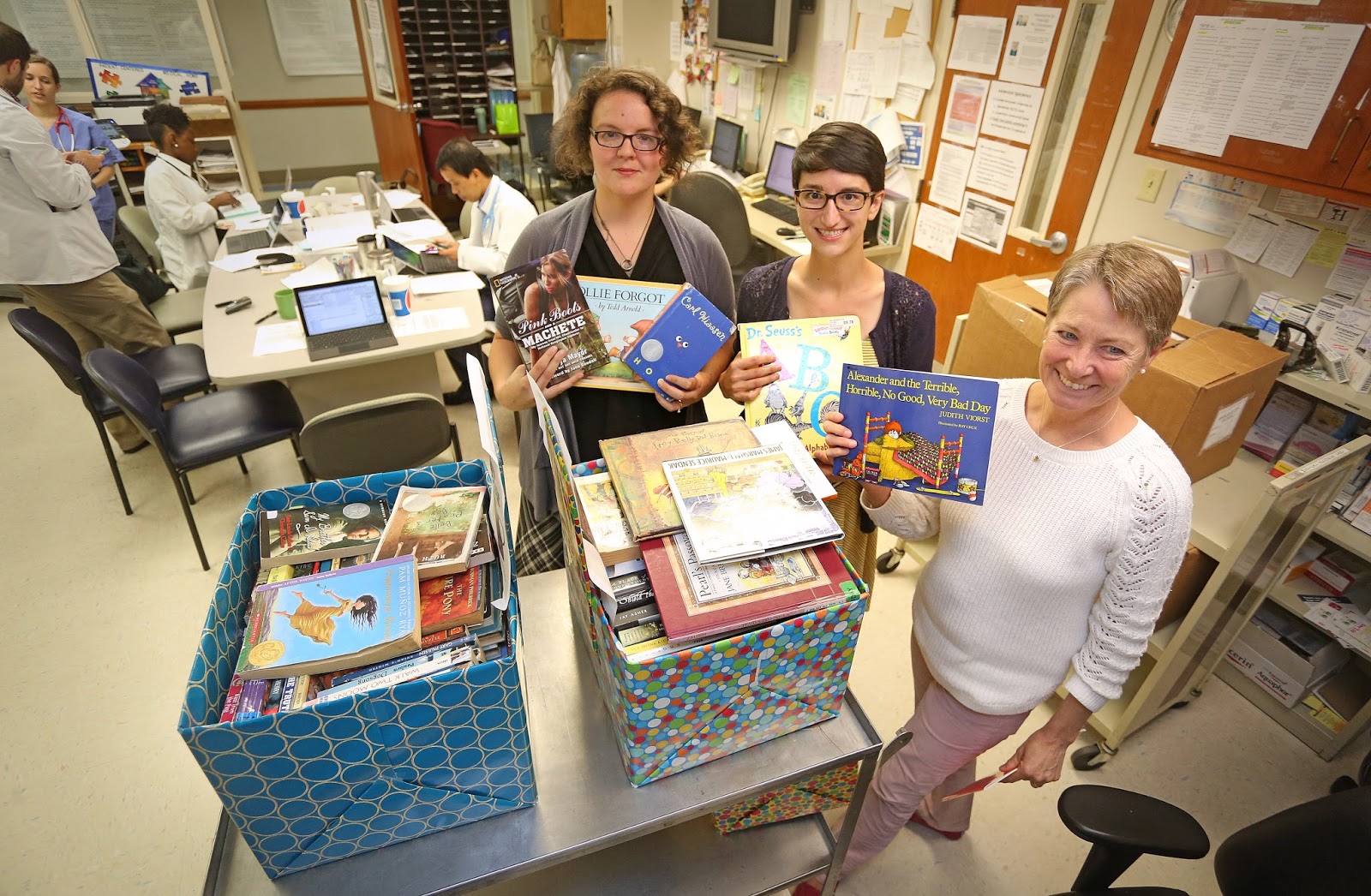 Med School Watercooler: USA Libraries Book Drive A Success