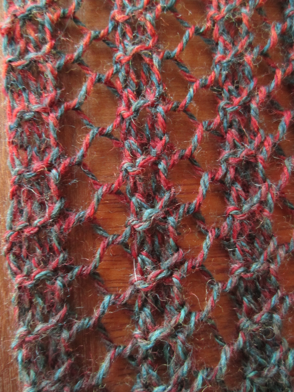 One Woman's Hands: one row lace scarf