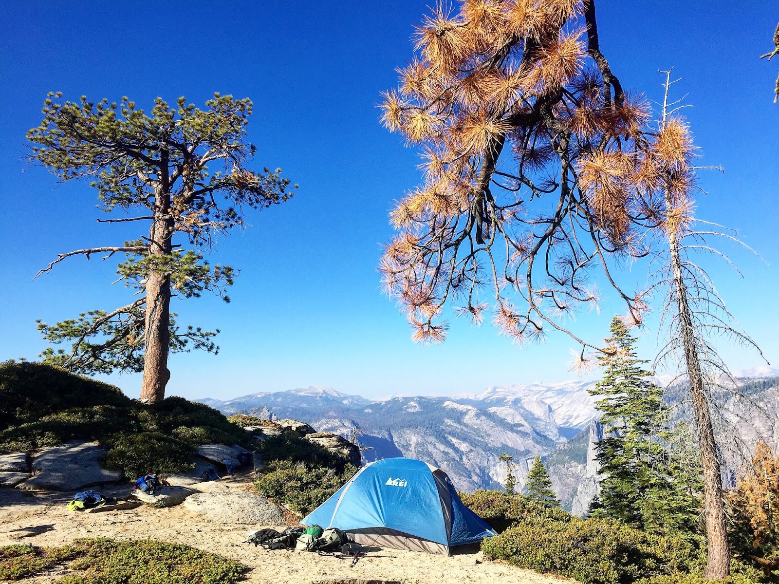 Run-Hike-Play: Backpacking to Dewey Point at Yosemite National Park 8/6 ...