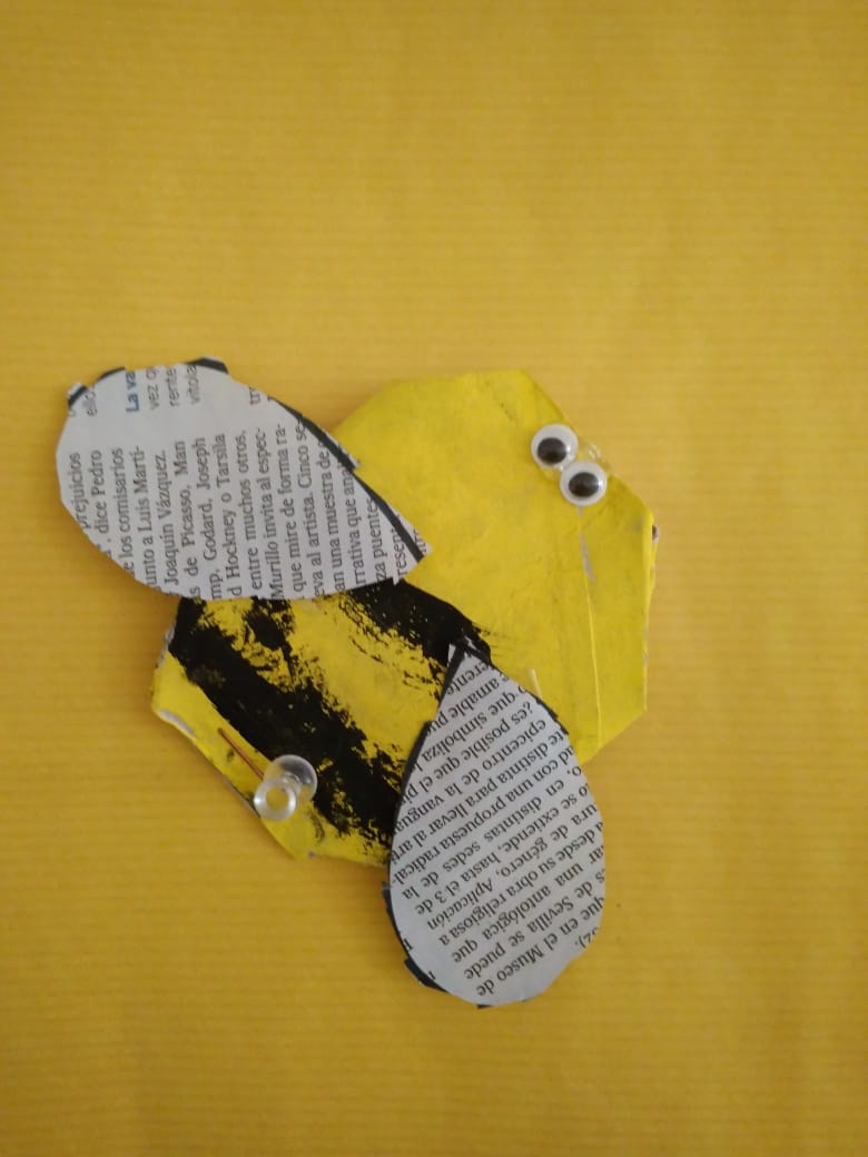 RECURSOS DE EDUCACIÓN INFANTIL: ABEJITAS CON ROLLOS DE PAPEL HIGIÉNICO