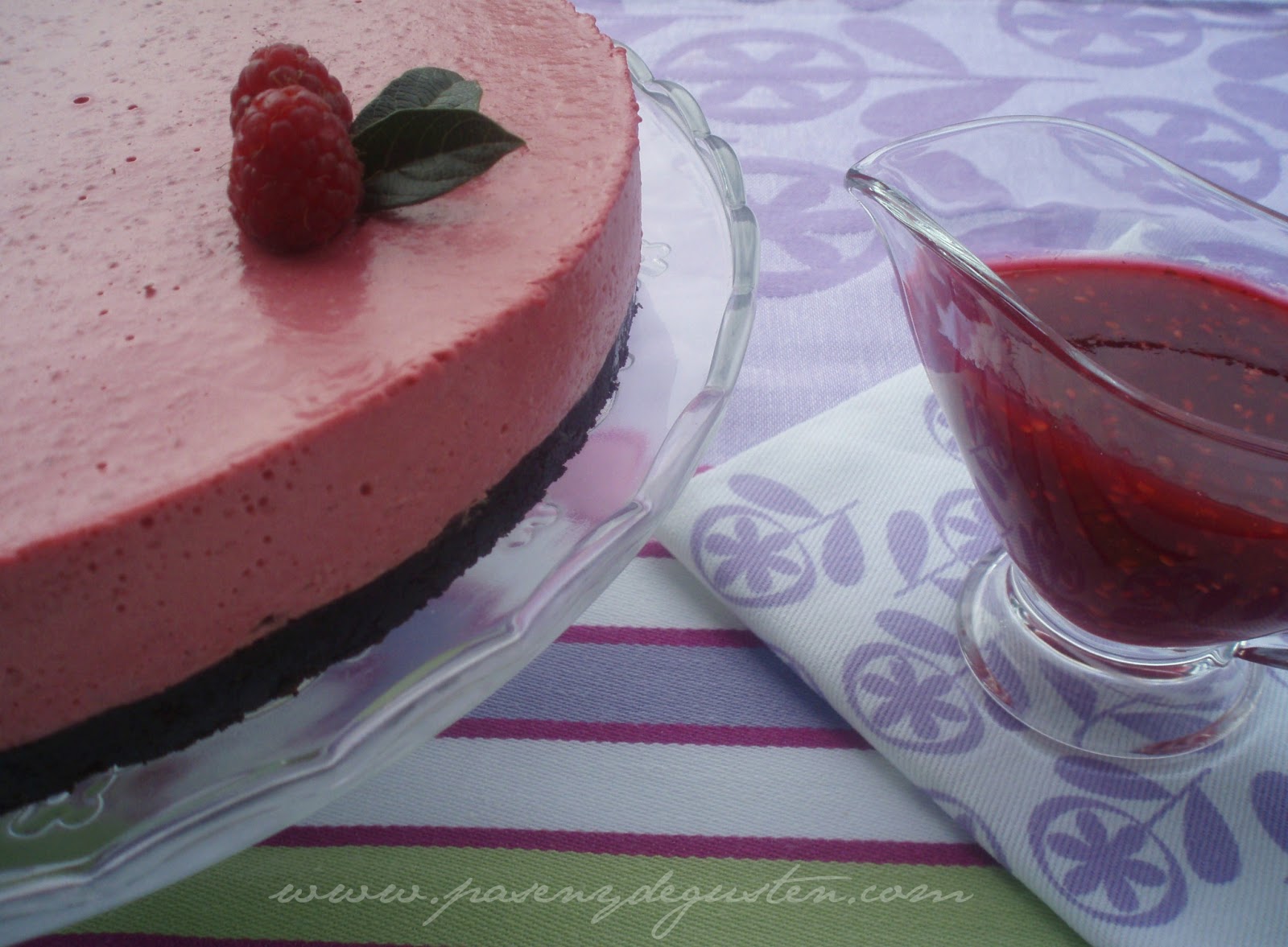 TARTA DE FRAMBUESAS CON COULIS - PASEN Y DEGUSTEN