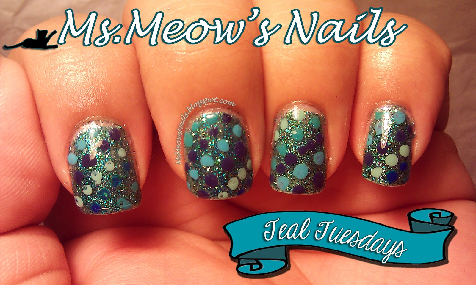 Ms.Meow's Nails: Teal Tuesdays - 50 Shades of Teal