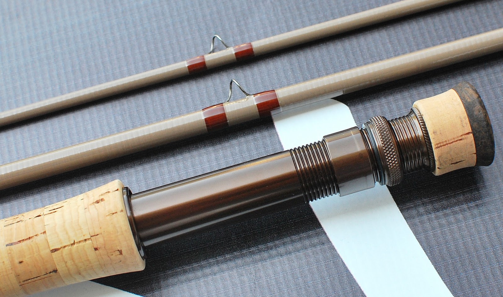 Handcrafted graphite and fiberglass fly rods: L.Kenney special