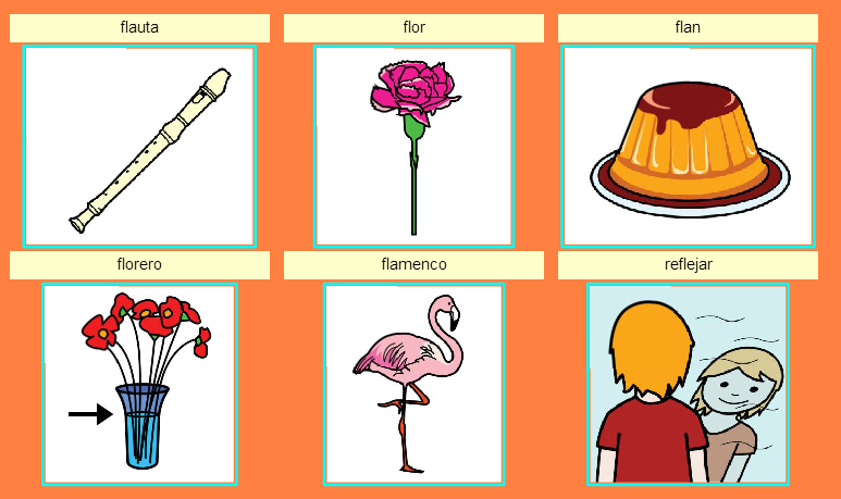 LLÉVATE EL COLE A TU ORDENADOR: PALABRAS CON FL, FR, TR, DR