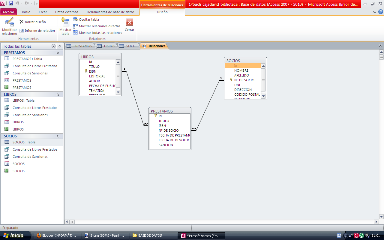 Como Hacer Una Base De Datos De Access Youtube