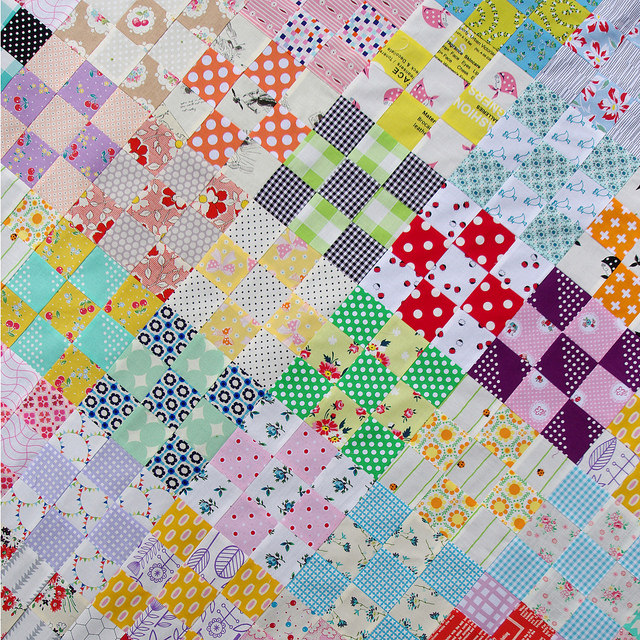 Red Pepper Quilts: Nine Patch Checkerboard Quilt Tutorial