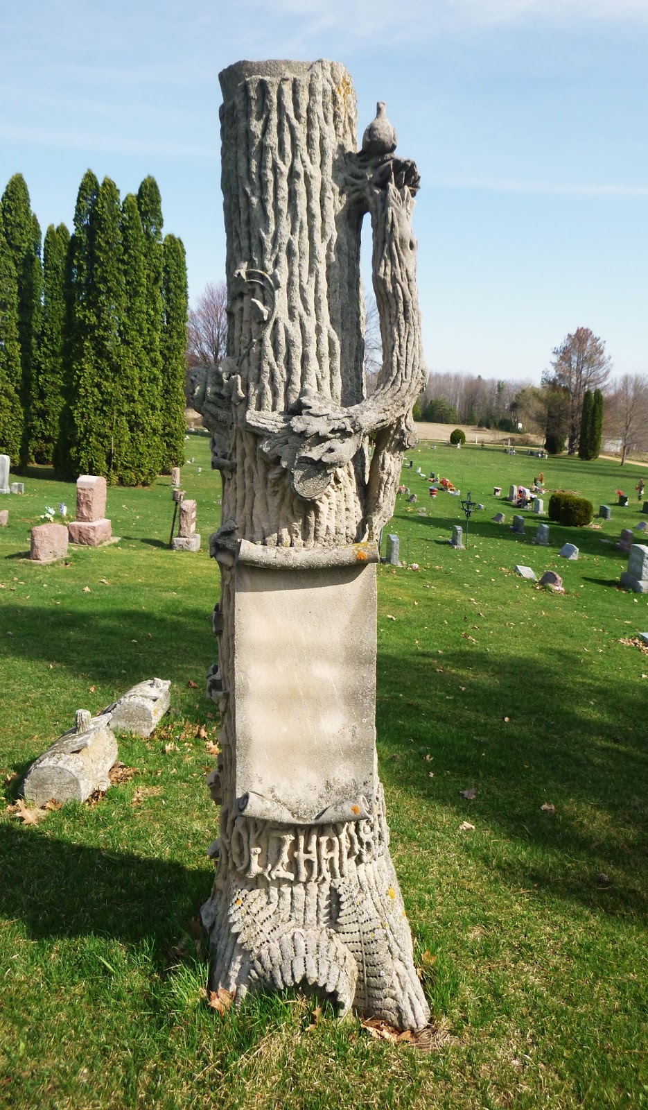 Detritus of Empire: Tree Shaped Tombstones - An Enigma