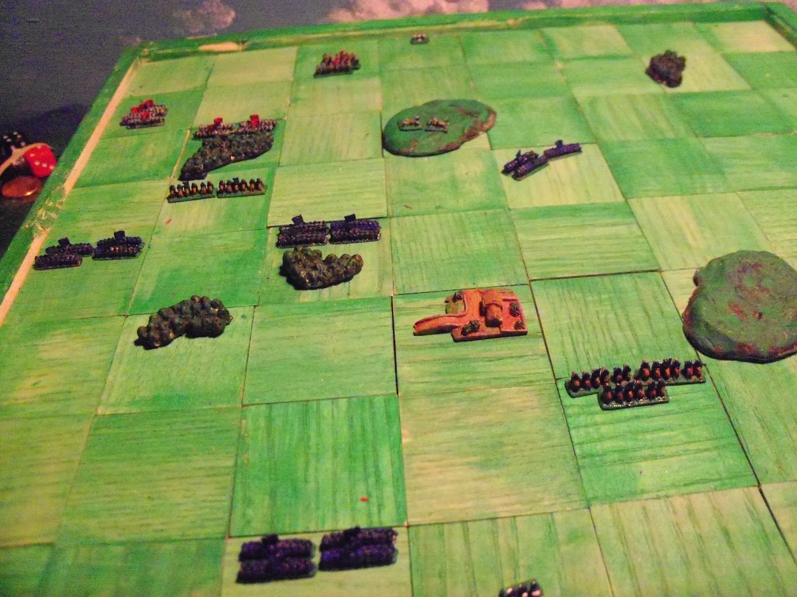 Wargame Hermit: Solo Wargaming: Gaming with My Tile Board & 2mm Blocks