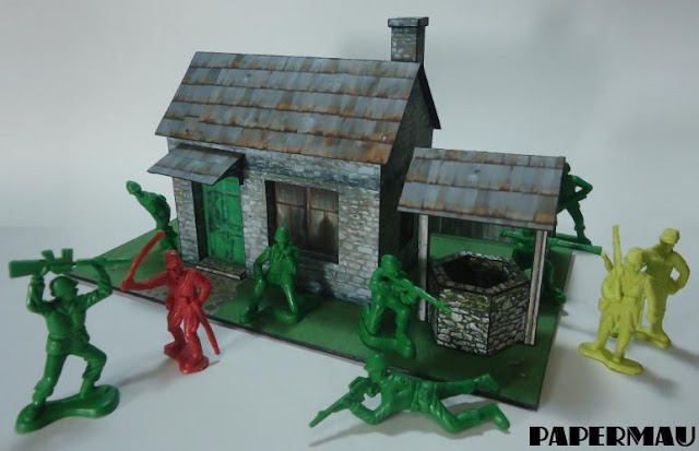PapercraftZone Br: Old Stone House - Papercraft - By Papermau