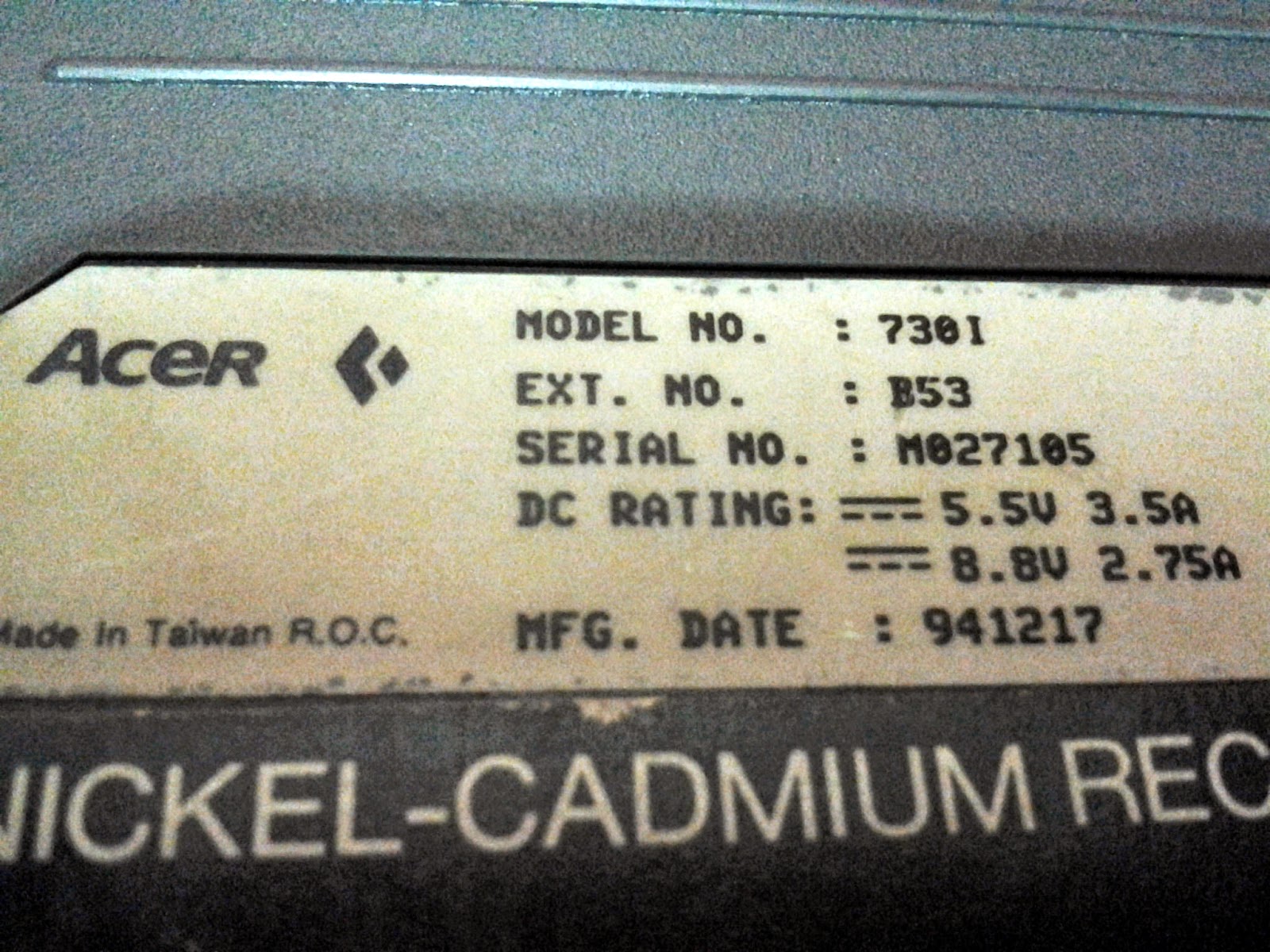 Toko Barang Bekas-ku: Laptop Acer Acernote 730i Jadul Antik