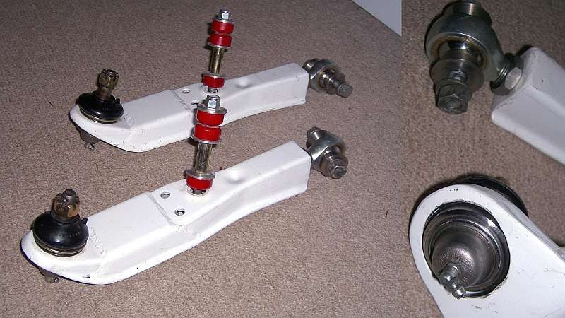 JDMbits: Custom AE86 Extended Lower Control Arms!