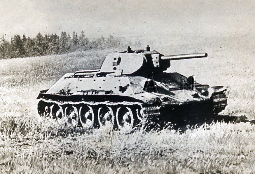 transpress nz: Soviet T-34 tank of WW2