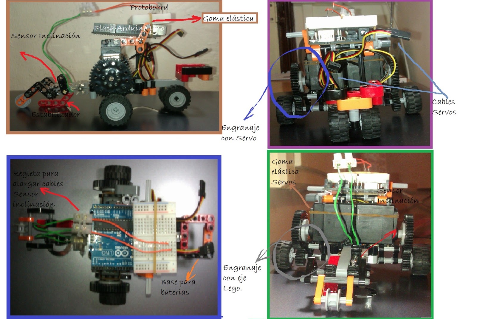 Robot Arduino Robot Arduino Minibloq Lego Technic 9390 4834