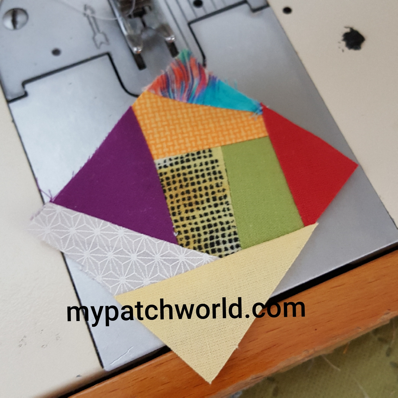 how to sew a crazy quilt block | All about patchwork and quilting