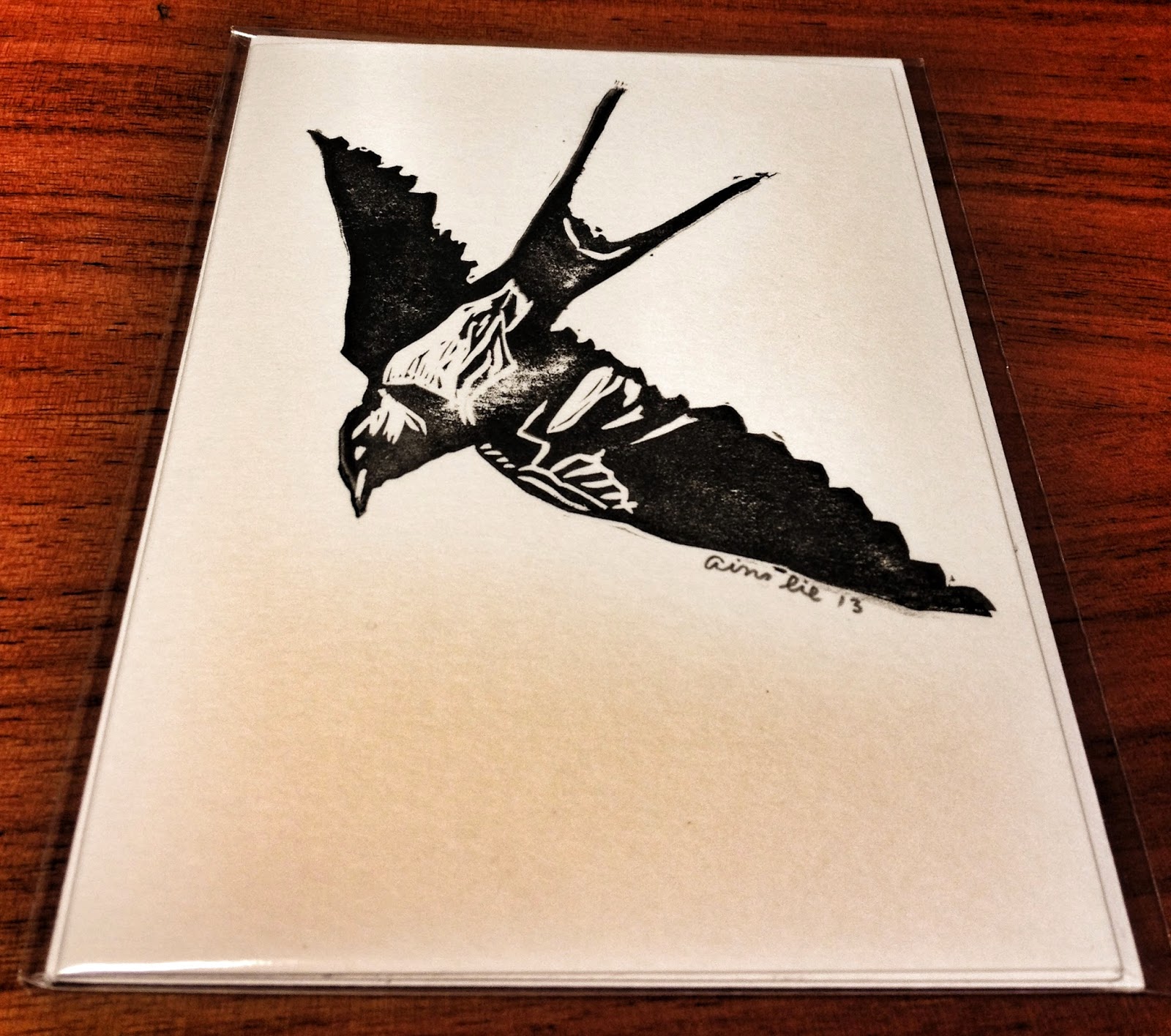 Mark Ainslie Artist and Printmaker AKA FableMountain Who Makes Linocut