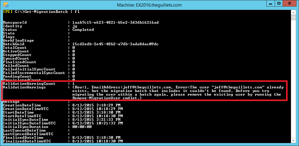 Exchange 2013 Migration Batch Completes Successfully, But Mailbox is ...