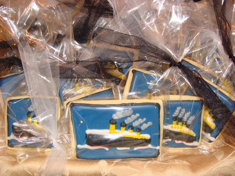 Door County Custom Cakes and Cookies: Titanic Cookies for Harrison