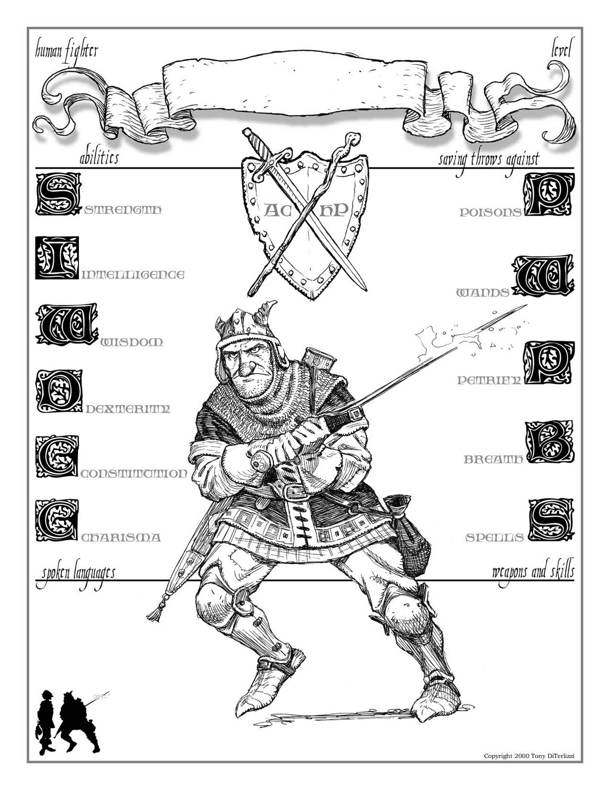 Printable Rifts Character Sheets