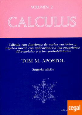 CALCULUS 2Ed - Tom Apostol Vol. 2 - Libros y Solucionarios Gratis