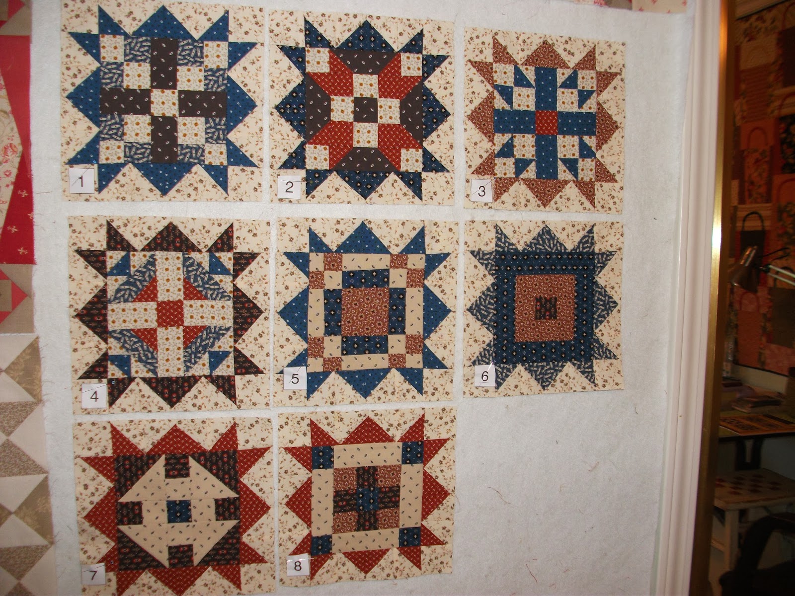 Cozy Little Quilts: Hampton Ridge Month # 2 quilt blocks done... now ...